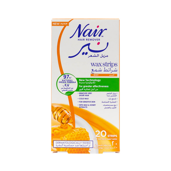 Nair Body Wax Strips Milk & Honey 20's – Drops Pharmacy