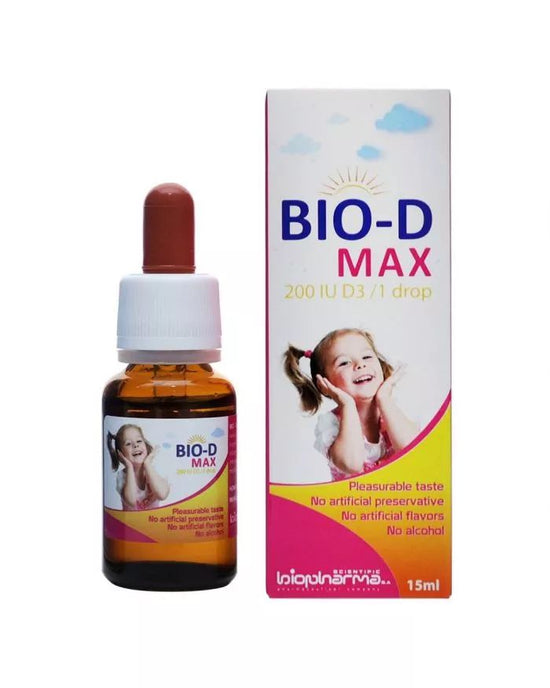 Bio Pharma Bio-D Max 200Iu D3/ 1 Drop, 15ml – Drops Pharmacy