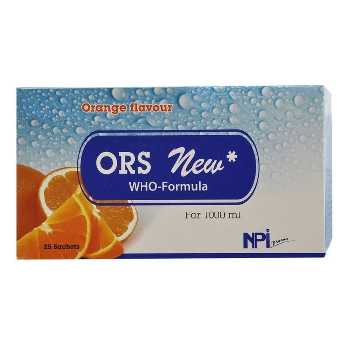 ORS Orange Sachets, 25 Pieces – Drops Pharmacy