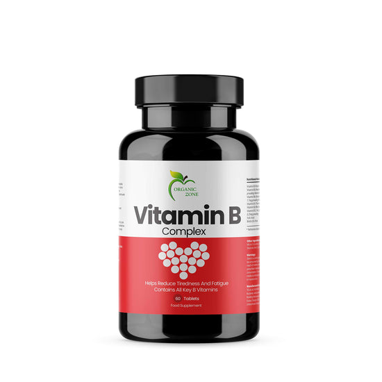 Organic Zone Vit-B Complex Tablets, 60 Tablets – Drops Pharmacy